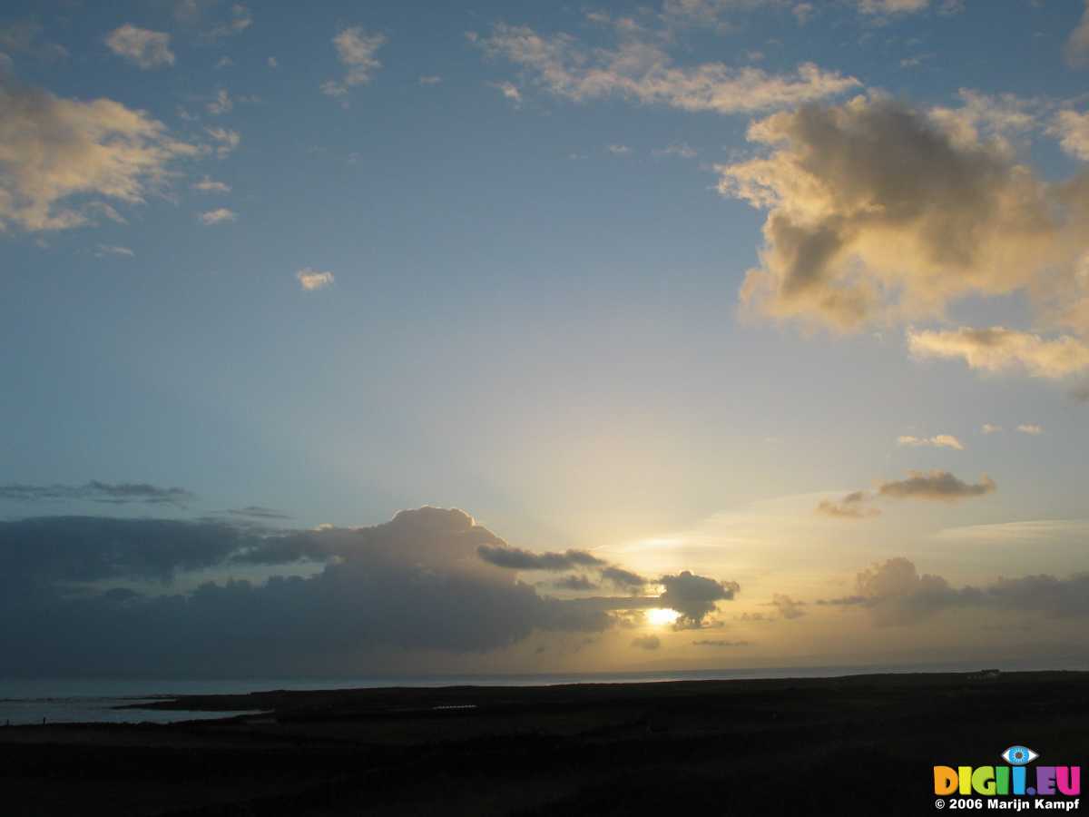 Picture 19267 Sunset at Doolin Point | 20060914 Doolin | Photo by digii.eu