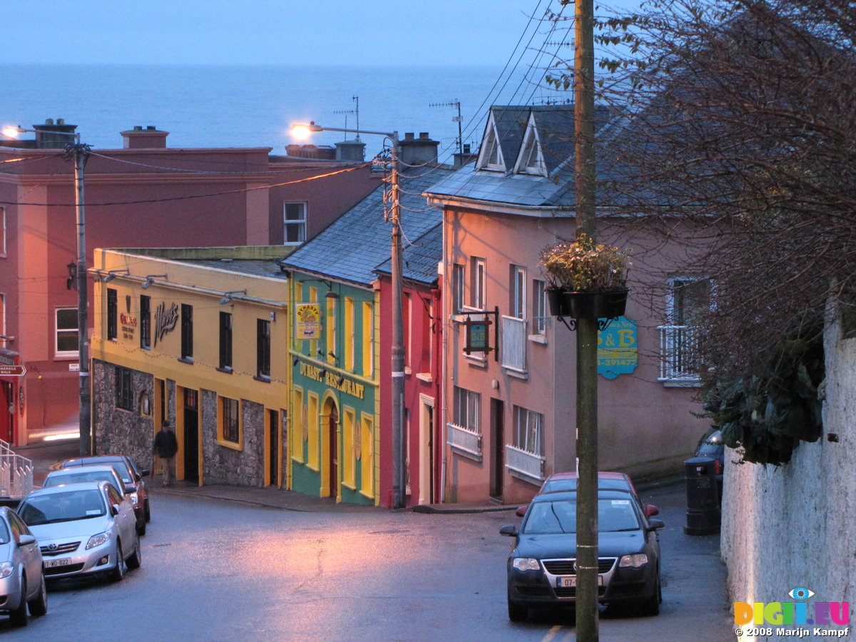 Picture SX00090 Colourful houses Main street Tramore | 20081218 Tramore ...