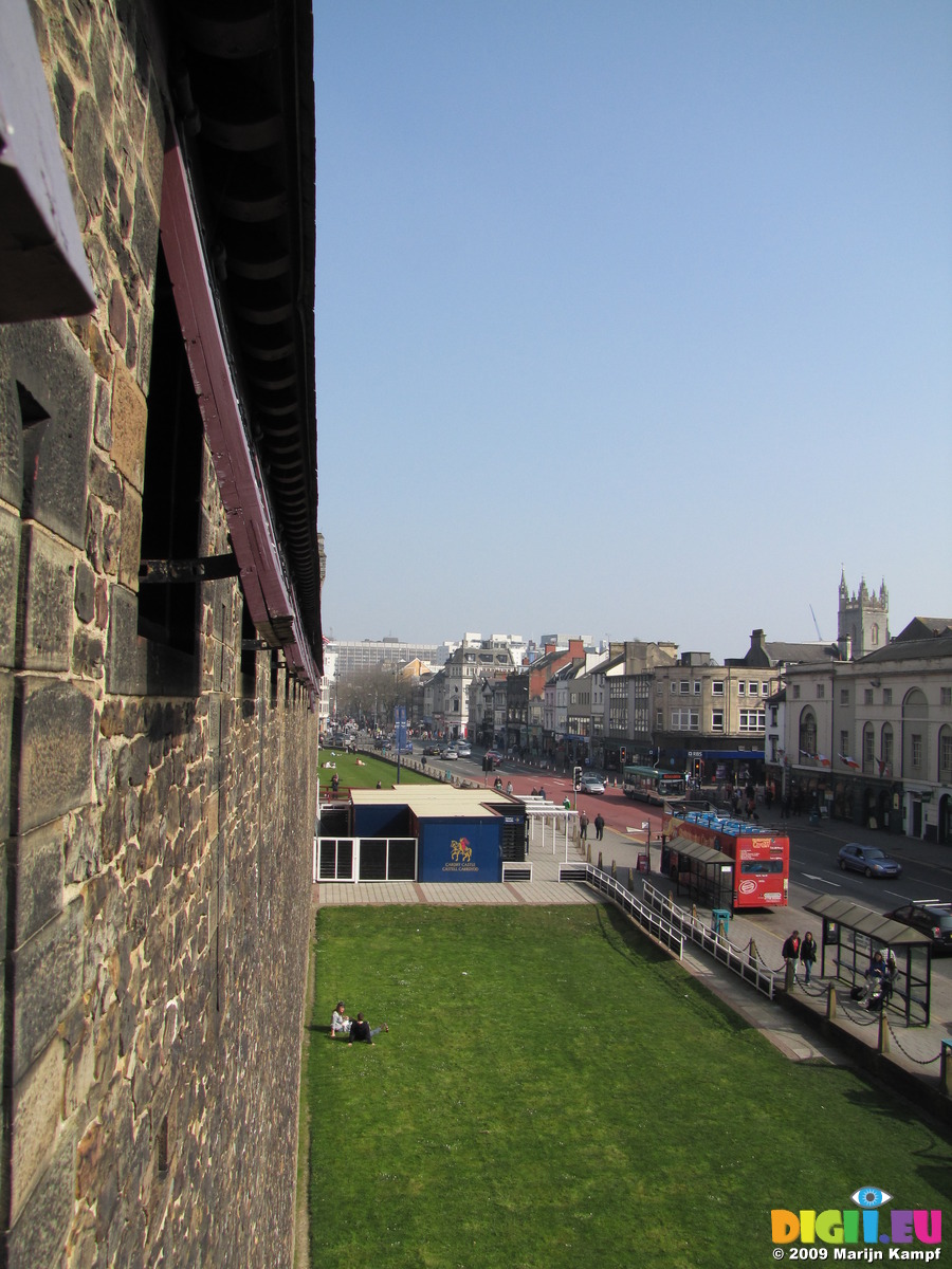 Picture SX03385 Painting on wall of Library in Cardiff castle ...